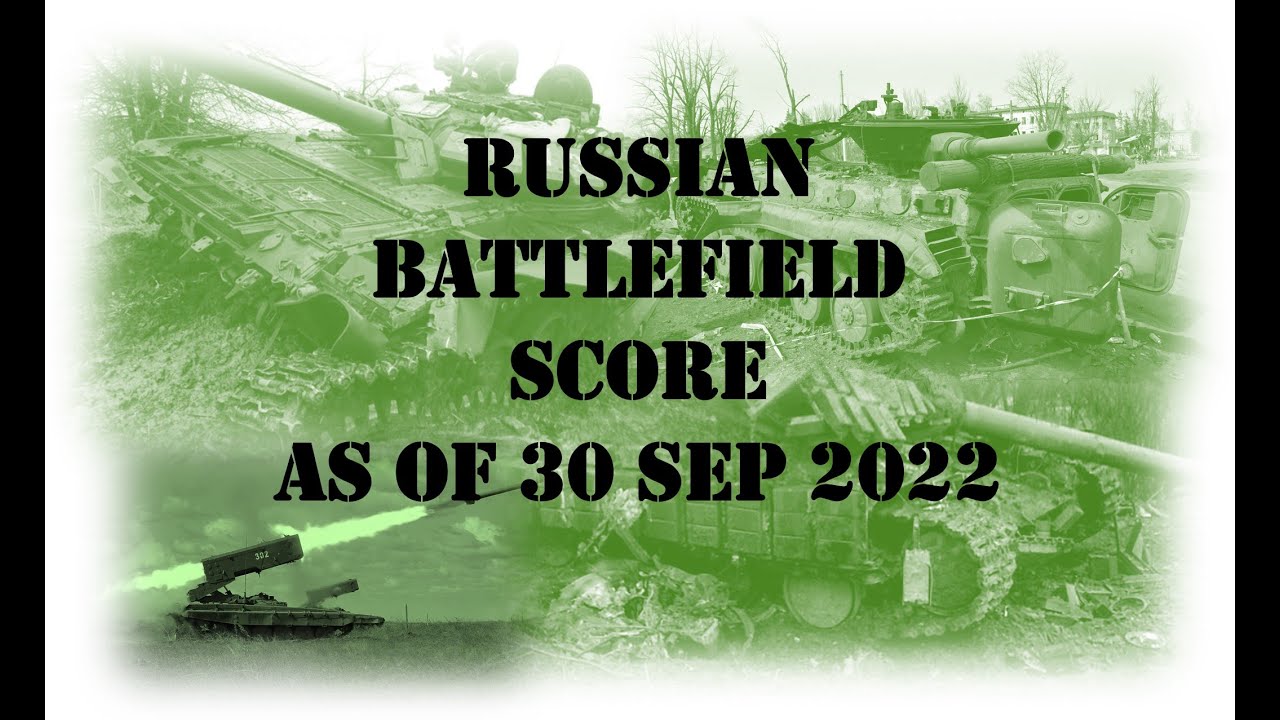 RF Battlefield Score: 30 SEP 2022 - YouTube