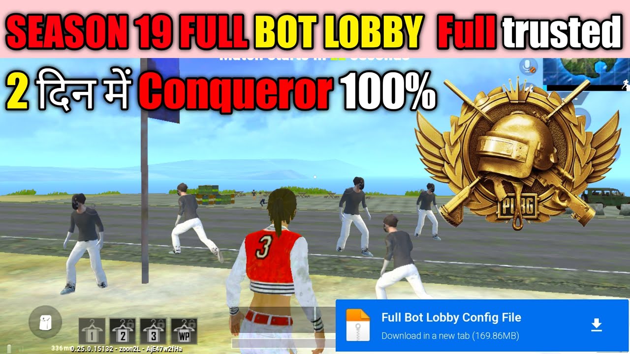 pubg lite full bot lobby ||Pubg lite Season 19 bot lobby #botlooby ...