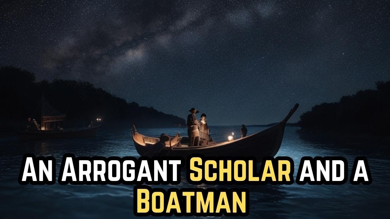 An Arrogant Scholar and a Boatman Short Story #inspirationalstories ...