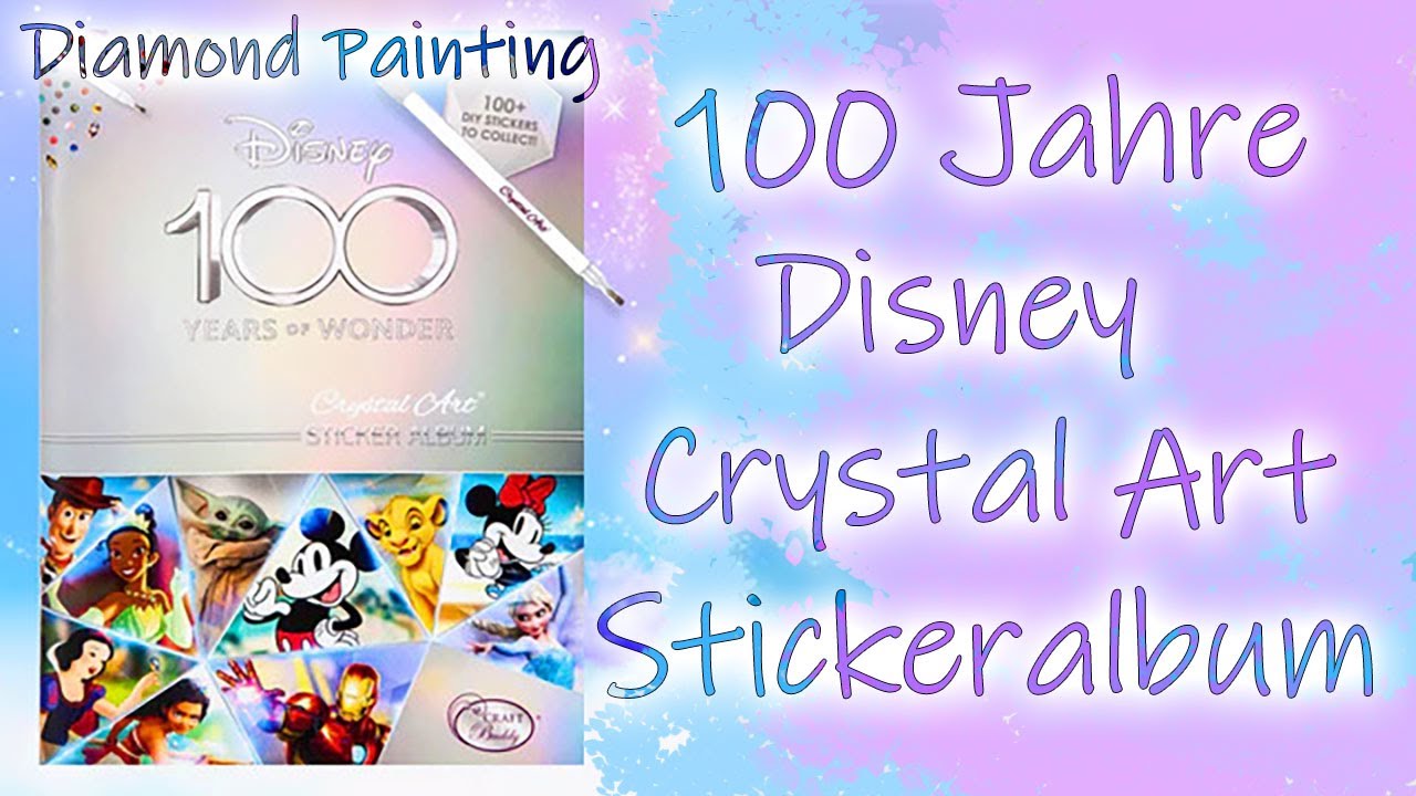 Diamond Painting | Disney Crystal Art Sticker Sammelalbum - YouTube