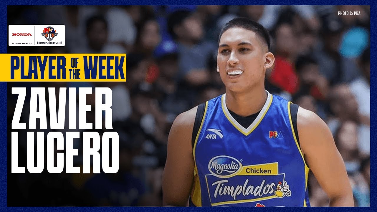 ZAVIER LUCERO | PLAYER OF THE WEEK | PBA SEASON 49 COMMISSIONER'S CUP ...