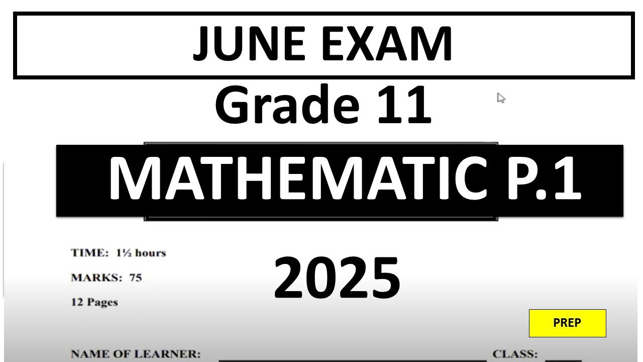 2025 MATHEMATICAL LITERACY P.1 GRADE 11 JUNE EXAM: GRADE 11 ...