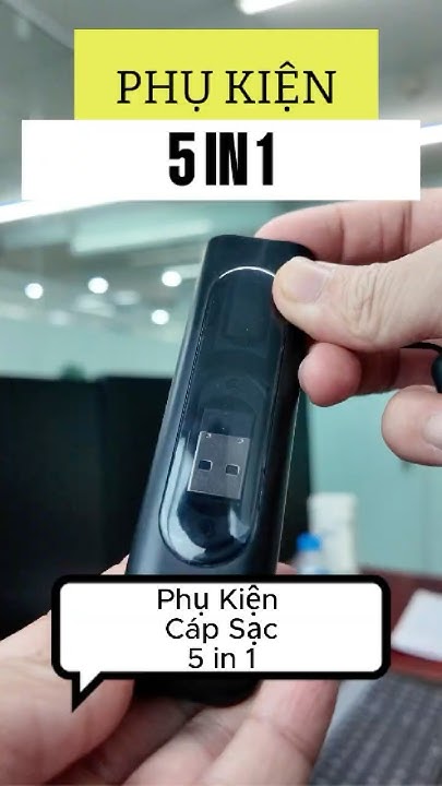 Cáp sạc phụ kiện 5 in 1 - YouTube
