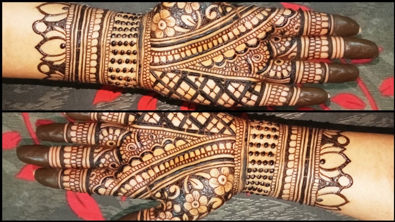 Mehndi Designs Wedding Hands | New Semi Bridal Mehndi Designs ...