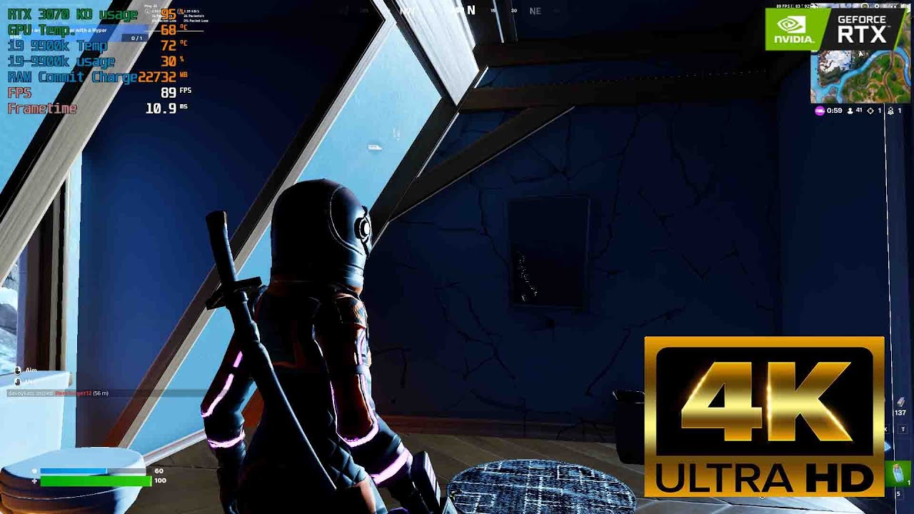 Fortnite Chapter 5 Season 1 | 4K | RTX 3070 | Performance Mode - YouTube