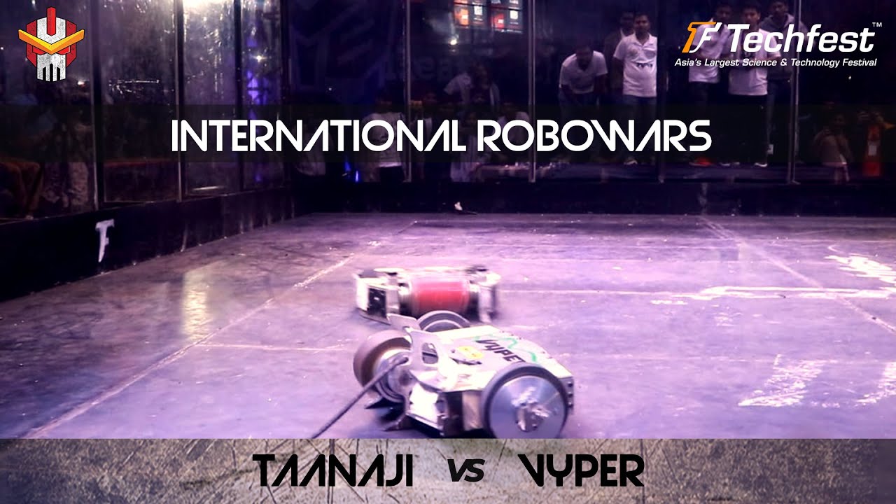 International Robowars- Taanaji Vs Vyper | Final | Techfest, IIT BOMBAY - YouTube