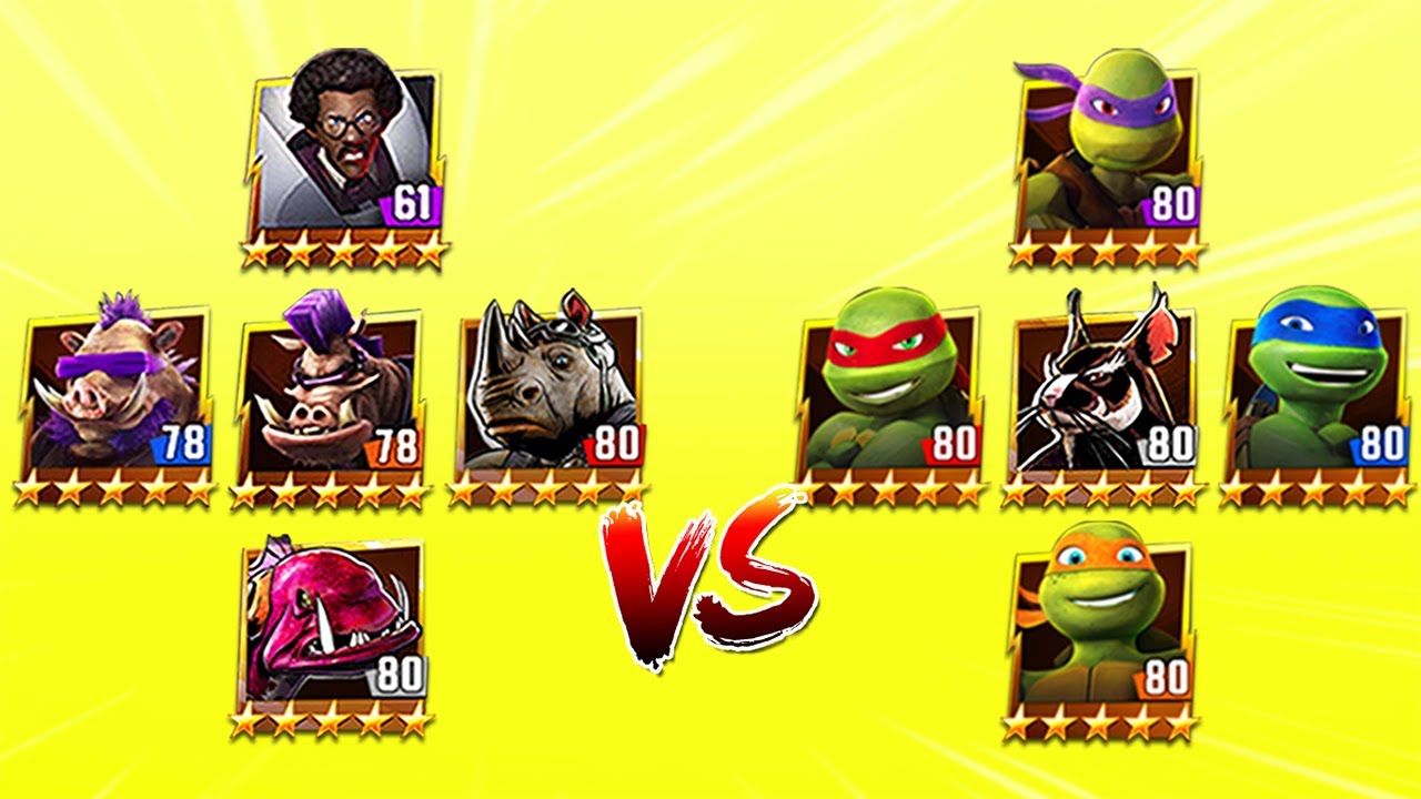 TMNT Legends Bebop, Fishface, Rocksteady Movie, Bebop Movie, Baxter ...