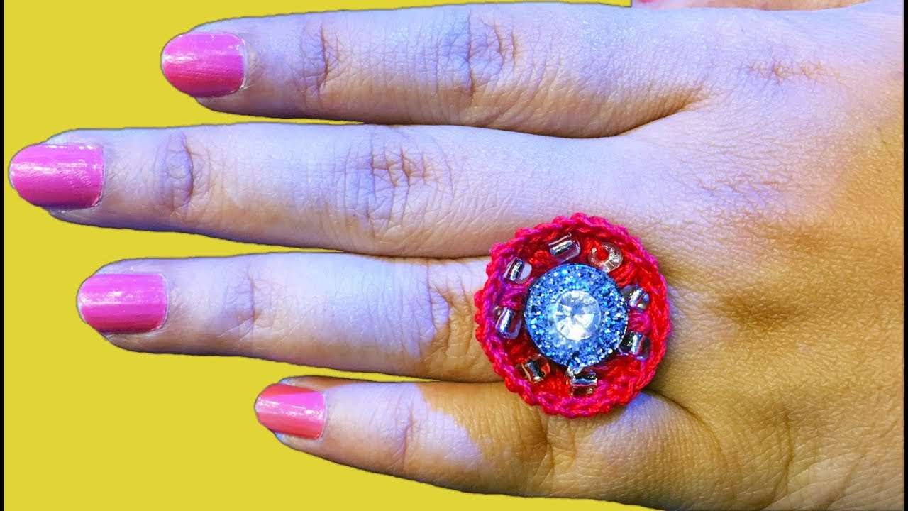Step by step DIY | Crochet Ring & home remedy for kids protection in ...