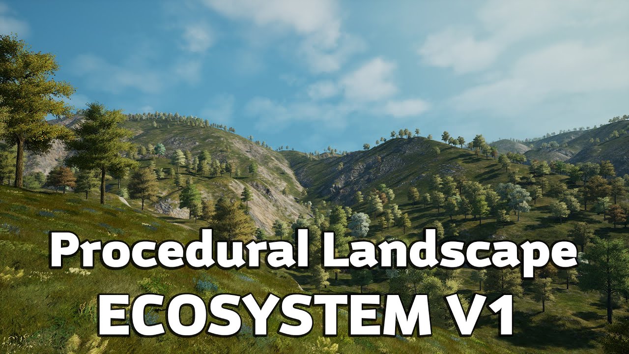 Procedural Landscape Ecosystem Update 1 - YouTube