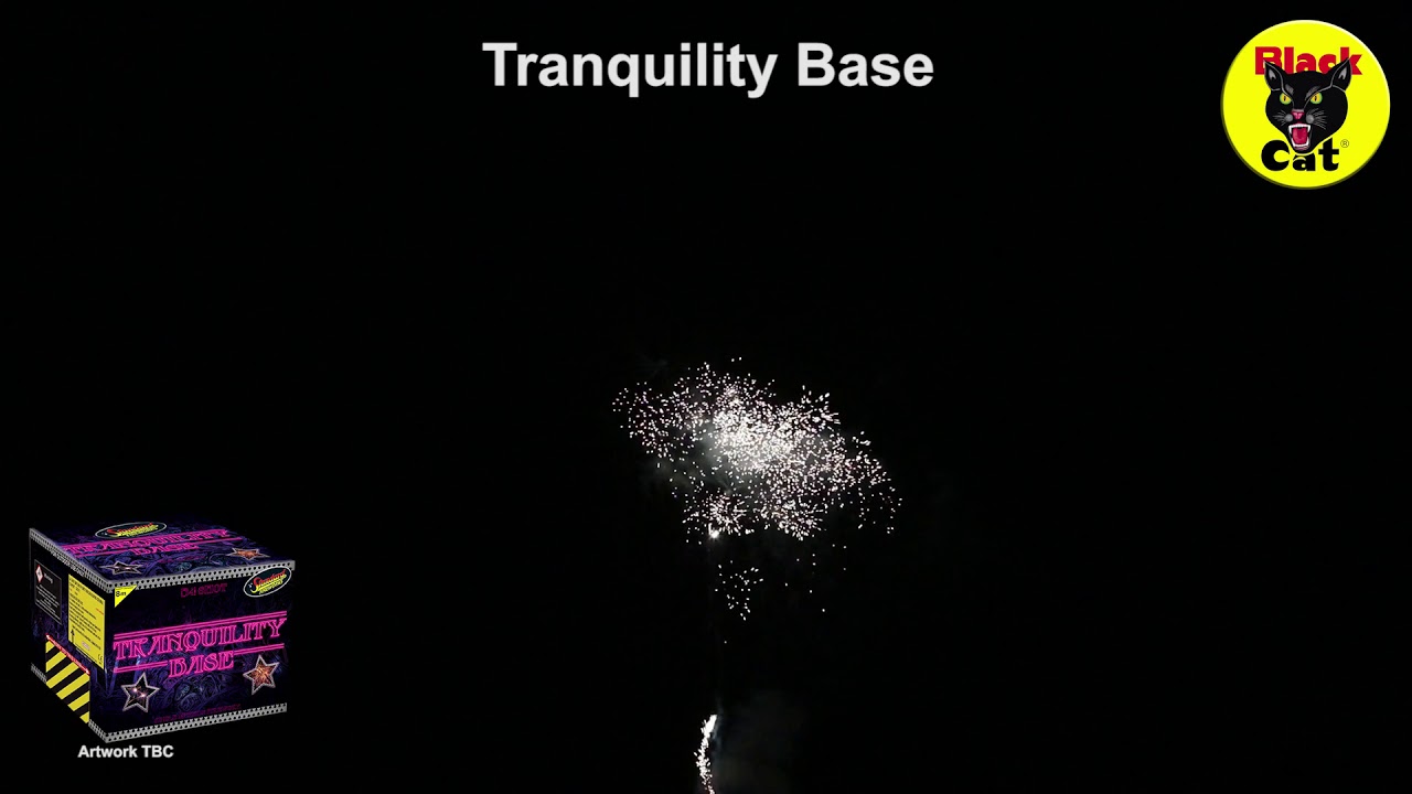 Tranquility Base Aerial Firework Display by Black Cat Fireworks at ...