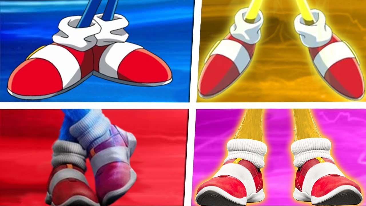 Sonic The Hedgehog Movie Choose Your Favourite Shoes (Sonic Movie 3 Super Sonic With Sonic X ...