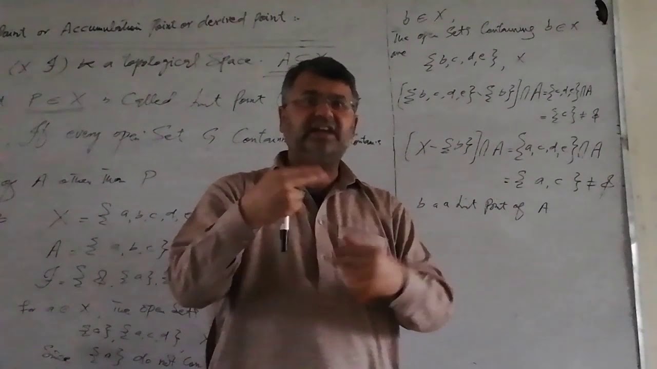 definition of accumulation point or limite point of a set in ...