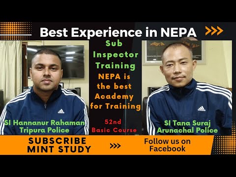 Best Experience in NEPA | Sub Inspector Training | Beautiful Campus ...