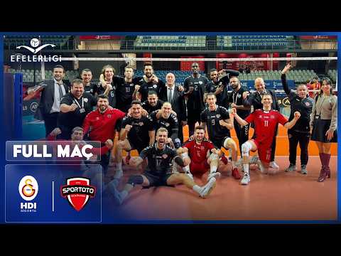 Galatasaray HDI Sigorta (1-3) Spor Toto | SMS Grup Efeler Ligi 9. Hafta Maçı | FULL MAÇ
