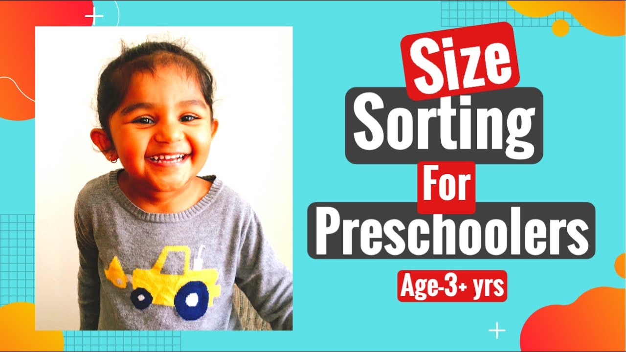 Sorting By Size Activities For Preschoolers/Learn Sizes-Small Medium ...