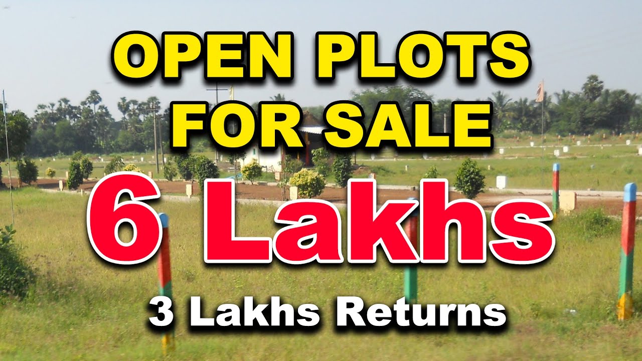 Open Plot For 6 Lakhs and Get 3 Lakhs Return | EMI Available - YouTube