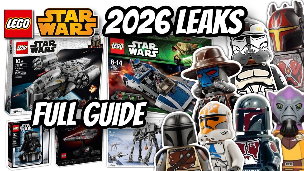 MASSIVE 2026 LEGO Star Wars Set Leaks Commando Battlepack & MORE - YouTube