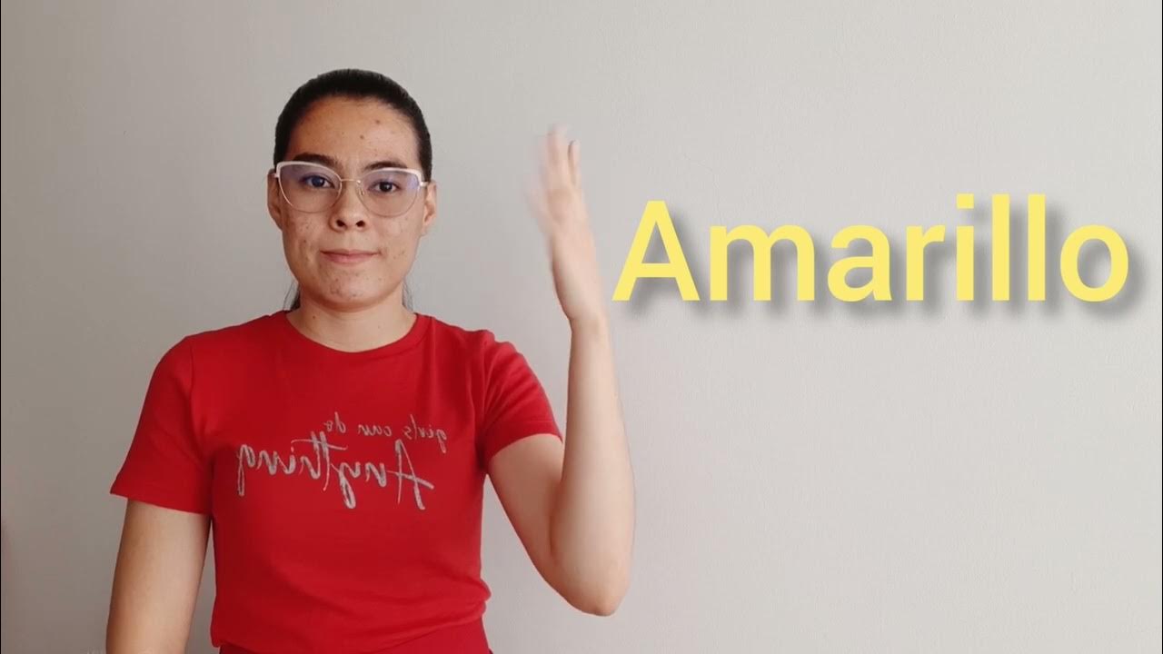 Aprende Los Colores En Lengua De Señas Colombiana (LSC) - YouTube