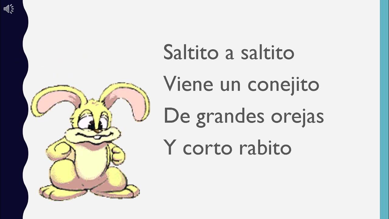 Poesía Conejito de Pascua - YouTube