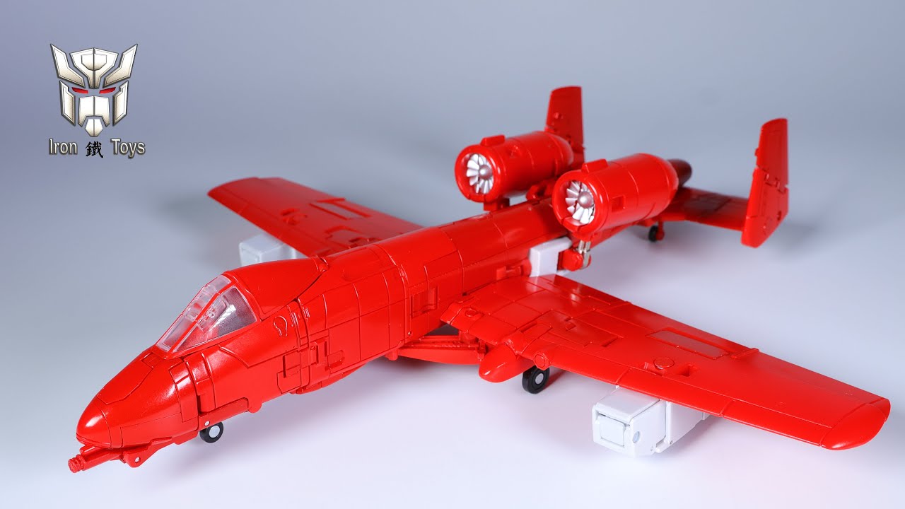 [G1 Transformer Toys] Masterpiece scale Powerglide! FansToys FT-54 Warthog 滑翔机 - YouTube