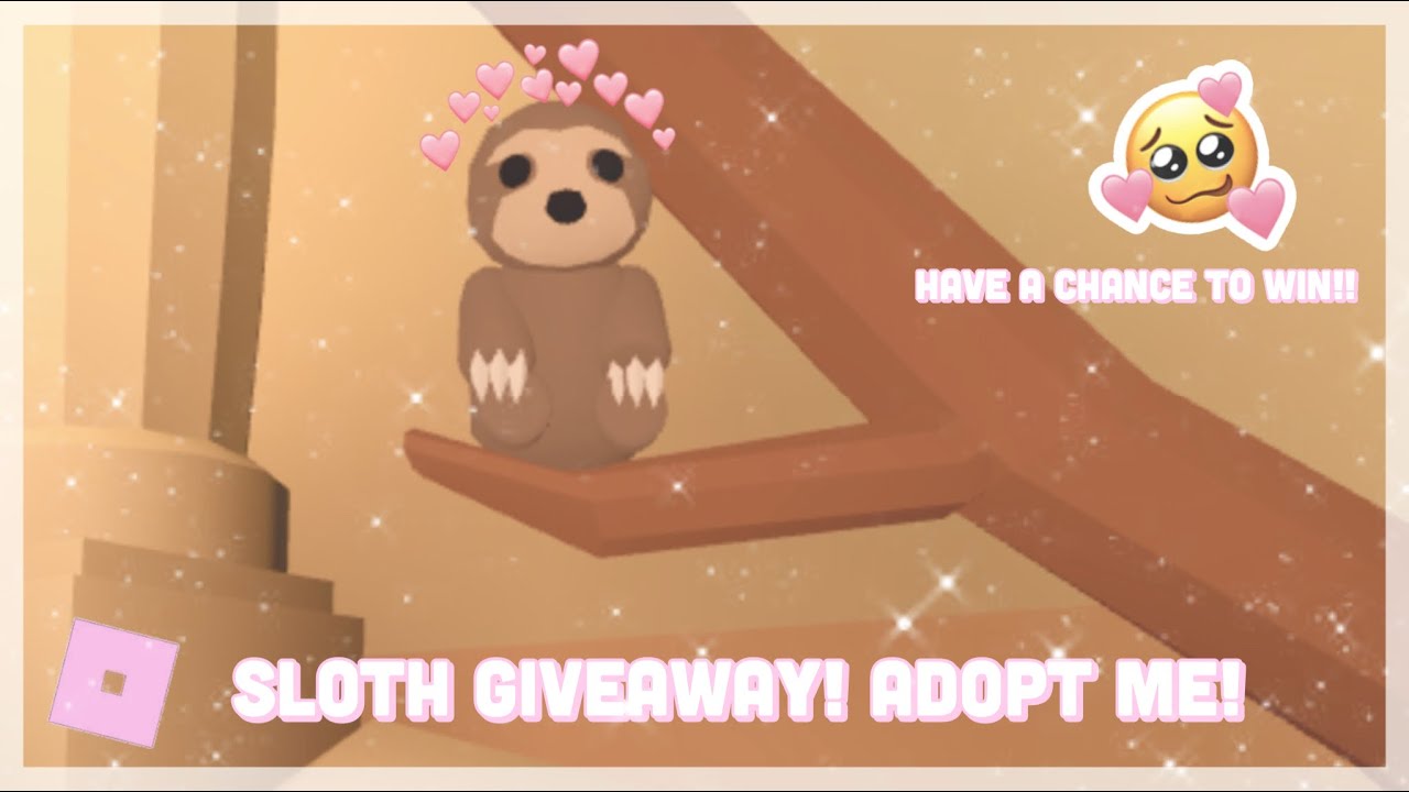 SLOTH GIVEAWAY! [ROBLOX ADOPT ME] - YouTube