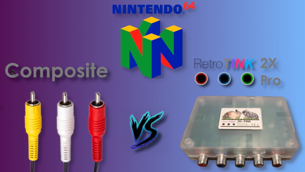 N64 Composite VS S-Video+RetroTINK - YouTube