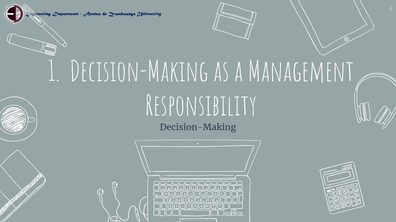 Engineering Management: Decision Making 1/4 - YouTube