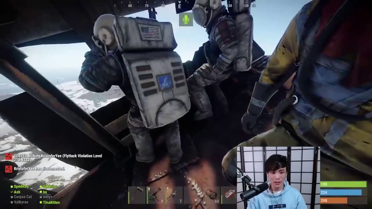 Tina is sky sick + Sykkuno | Rust Streamer Server - YouTube
