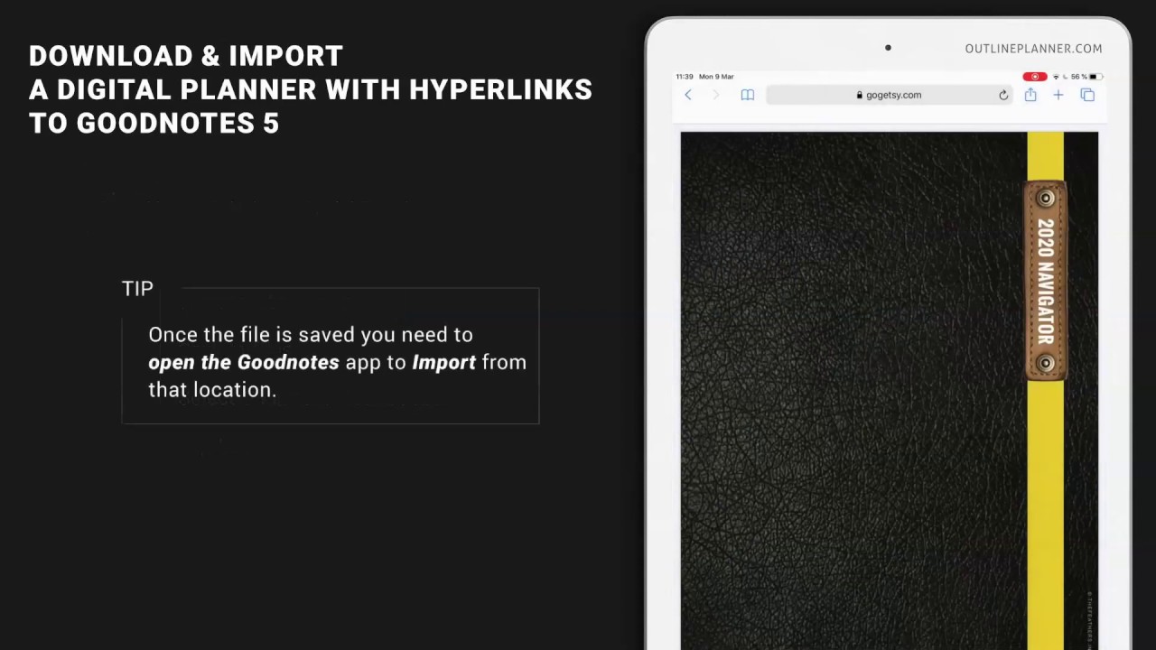 Download And Import A Digital Planner With Hyperlinks In Goodnotes 5 Download And Import A Digital Planner With Hyperlinks In Goodnotes 5