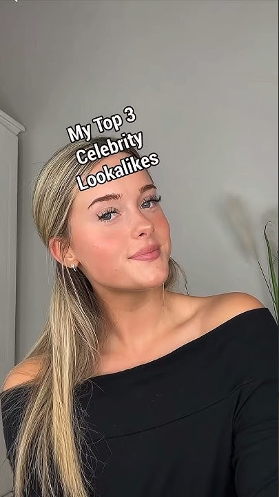 My top 3 celebrity look alike - YouTube