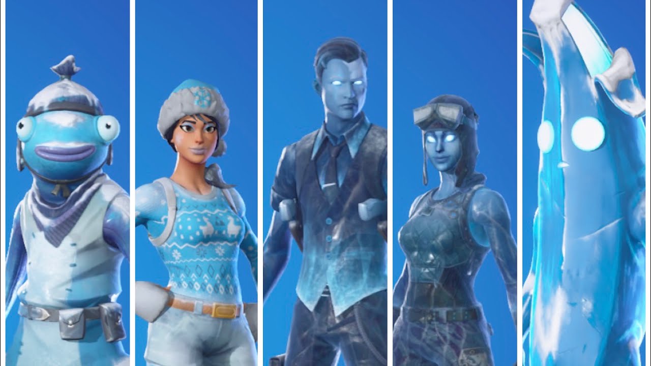 Fortnite *RANDOM* Frozen Skin Challenge - YouTube
