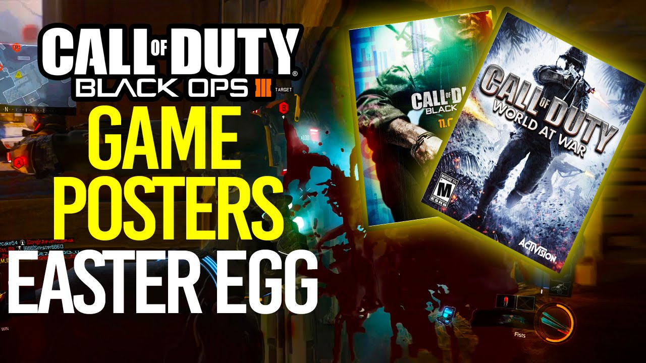 BLACK OPS 3: CALL OF DUTY POSTERS EASTER EGG! - YouTube
