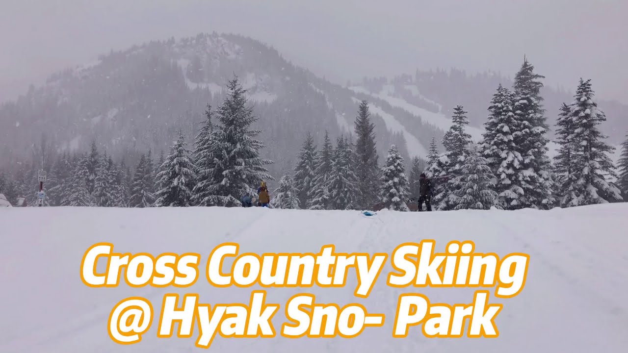 Cross Country Skiing at Hyak Sno-Park #越野滑雪#HyakStatePark #Ski - YouTube