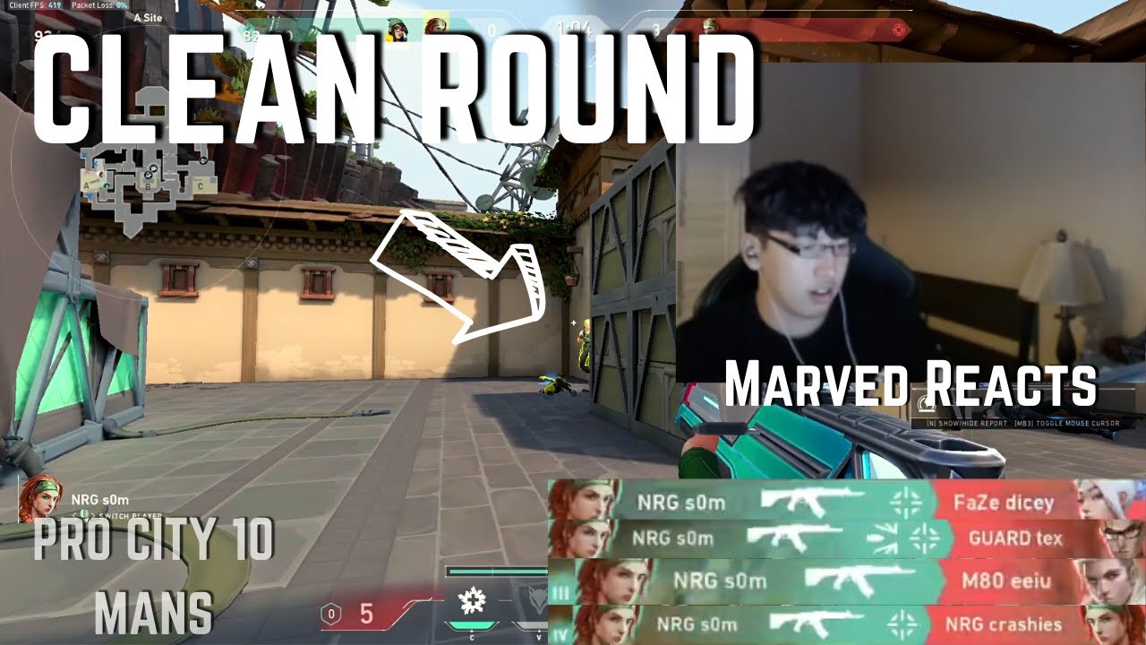 Marved REACTS to NRG s0m INSANE ROUND... PRO 10 MANS | VALORANT Clips ...