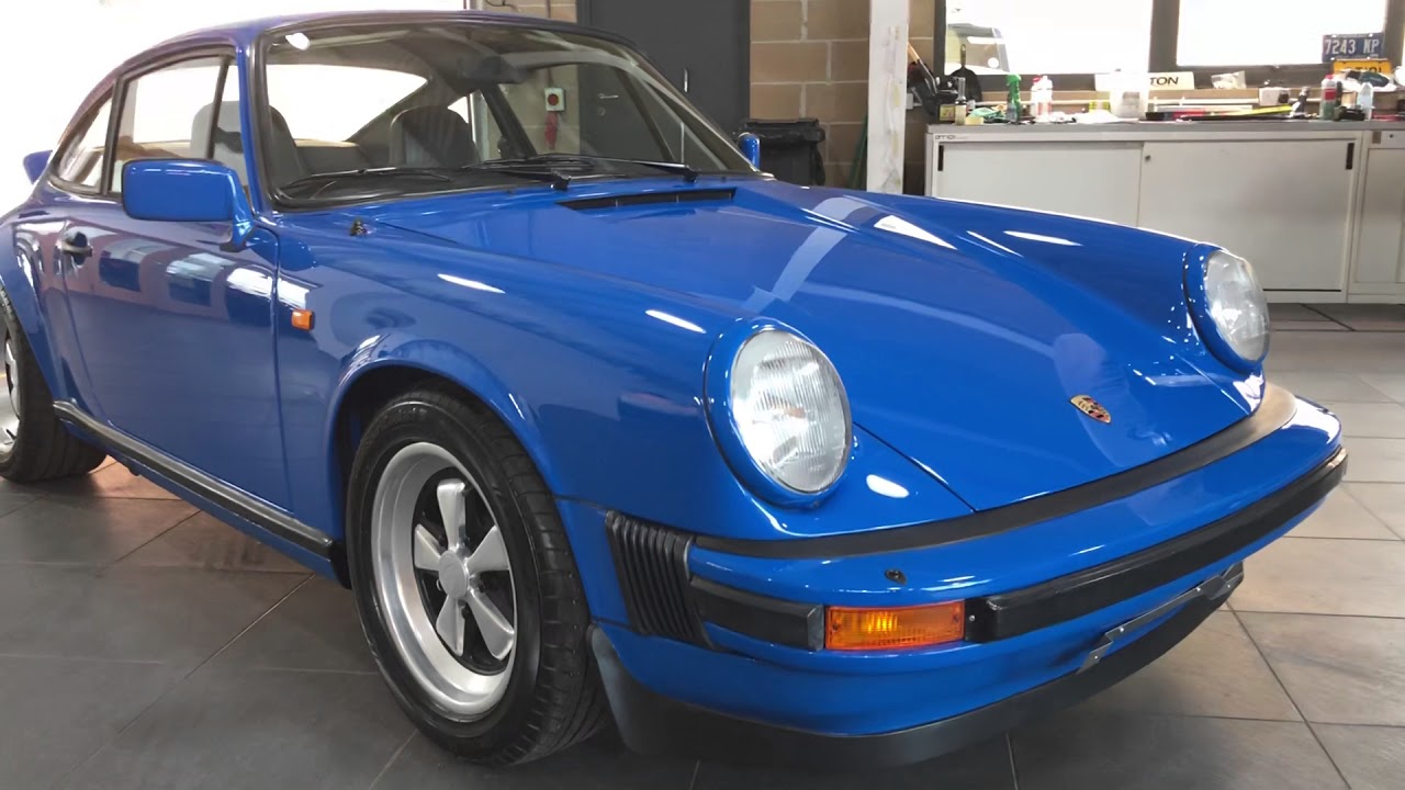 1981 Porsche 911SC Arrow Blue Paint Correction by BrCarDetailing - YouTube