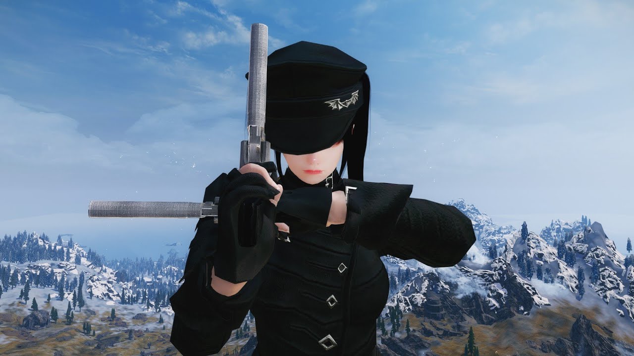 Skyrim Revolver mod Akimbo&Fanning Vigilant Play - YouTube