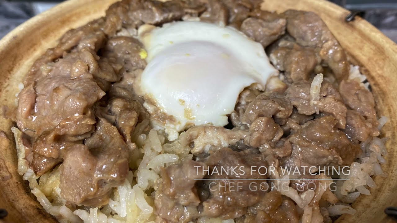 Beef Clay Pot Rice Recipe - YouTube