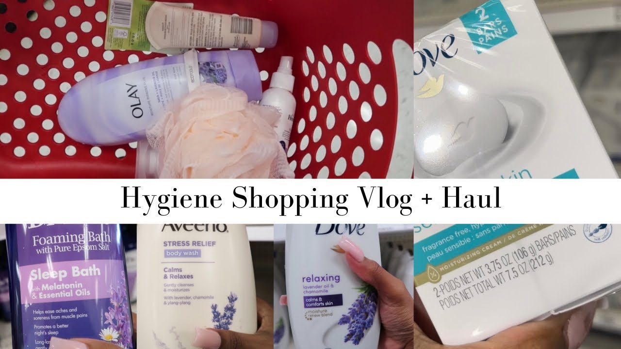 HYGIENE SHOPPING VLOG |HYGIENE HAUL + SHOP WITH ME - YouTube