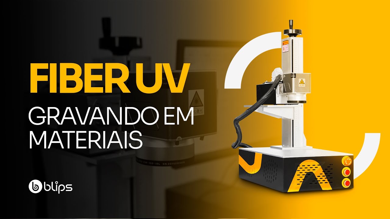 FIBER UV QUE GRAVA EM TODO TIPO DE MATERIAL - YouTube