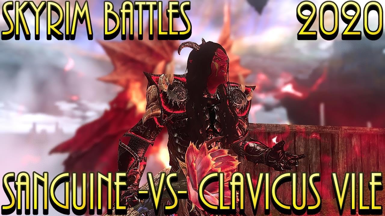 Skyrim Battles - Sanguine -Vs- Clavicus Vile [Legendary Settings] - YouTube