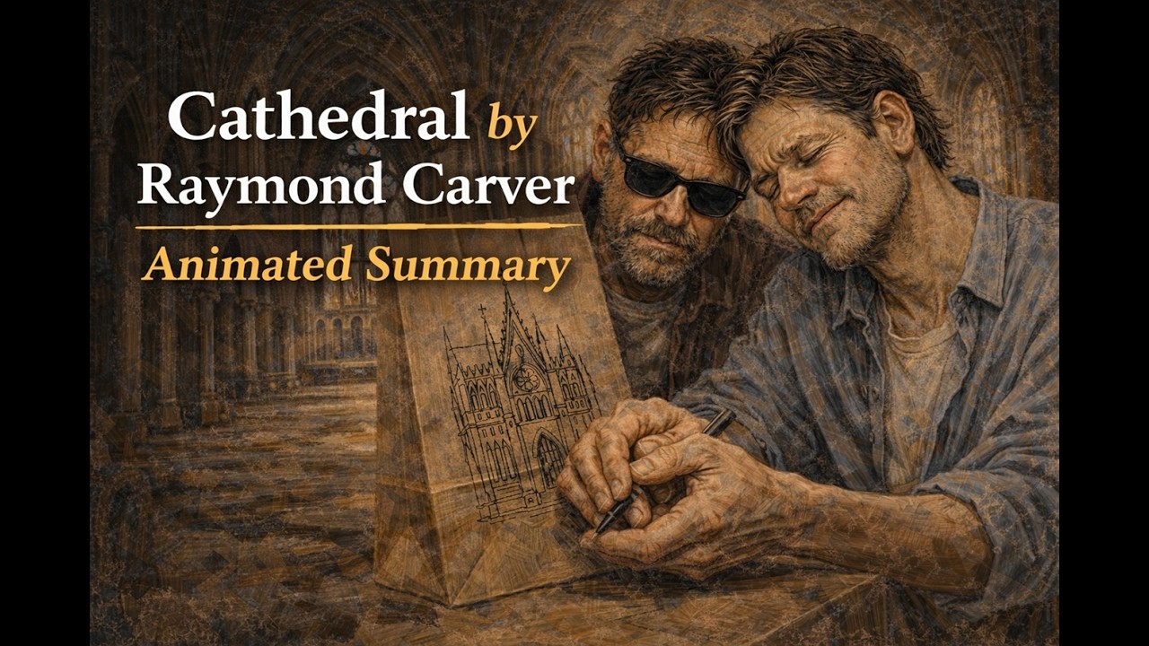 Animated summary of Cathedral by Raymond Carver - YouTube