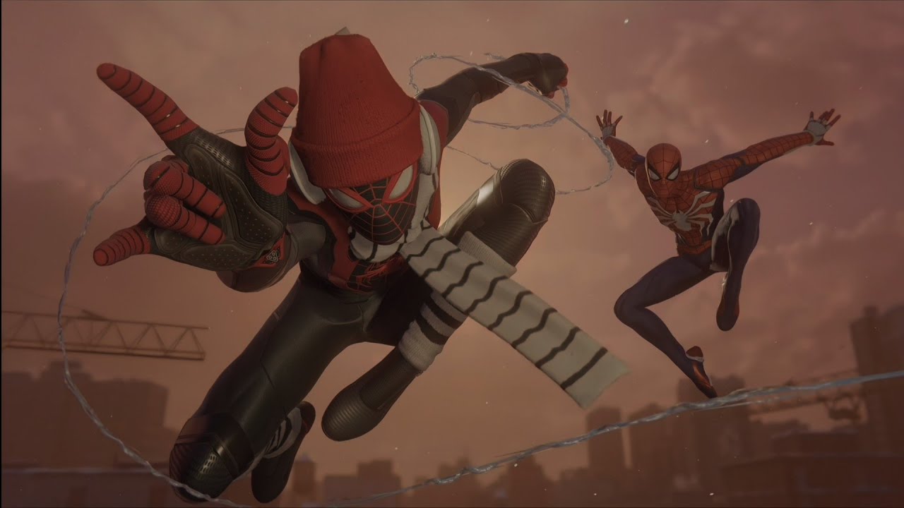 Spider-Man: Miles Morales - Winter Suit In All Cinematics Pt. 1 - YouTube
