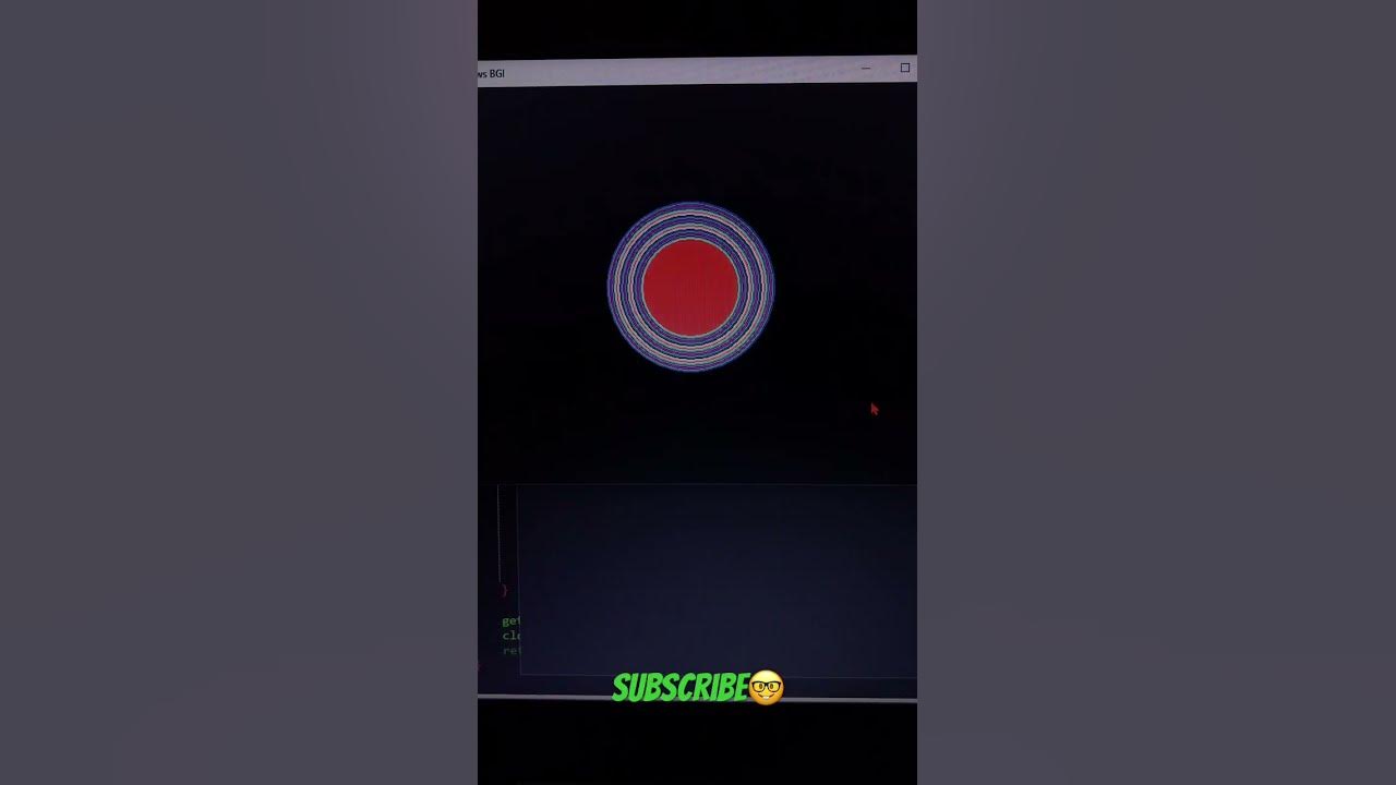 Circles Fill In C Ide Dev C Cppprogramming Codingtime Codinglife Youtube