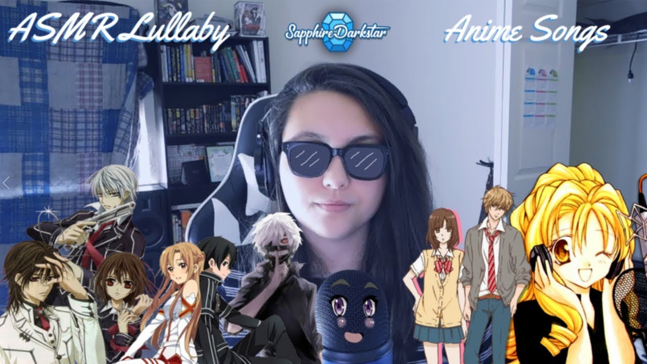 ASMR Lullaby - Popular Anime Songs - Some Soft Whispers - YouTube