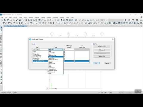 HOW TO DEFINE LOAD PATTERN IN ETABS |HOW TO DEFINE LOAD IN ETABS AS PER IS CODE - YouTube