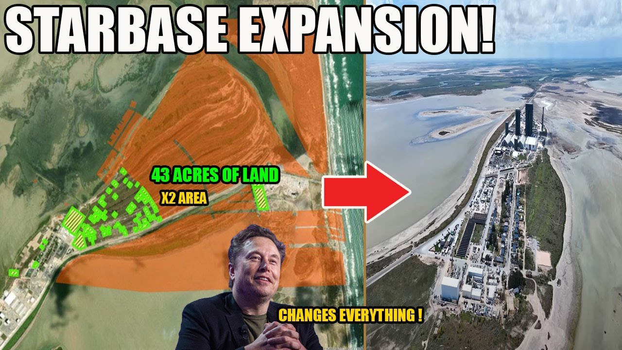 SpaceX's new plan: BIG expansion at Starbase! - YouTube