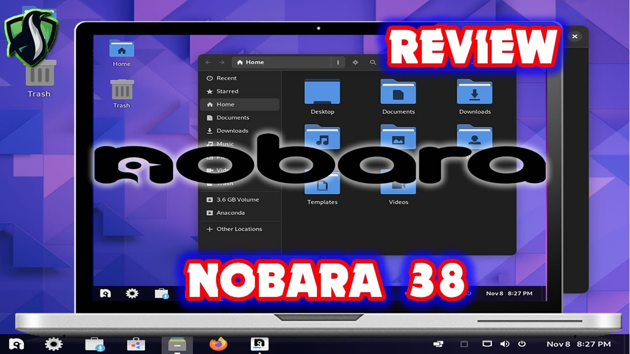 REVIEW NOBARA 38 | DISTRO GAMING BASADA EN FEDORA - YouTube