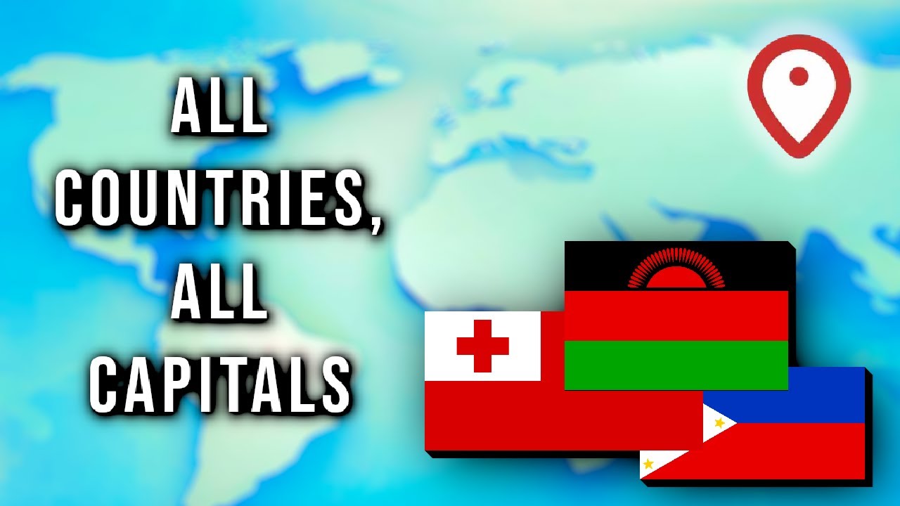 This Map Has All 198 Capitals Of The World - Geoguessr - YouTube