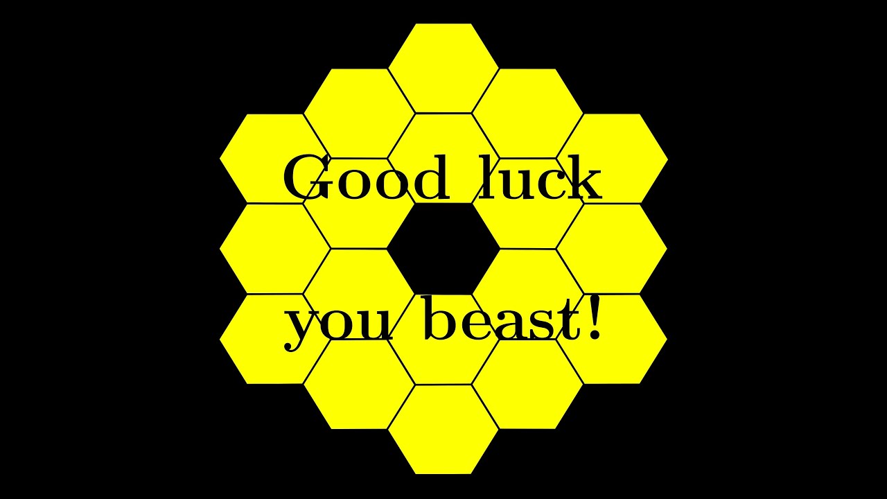 Good luck, James Webb Space Telescope! - YouTube