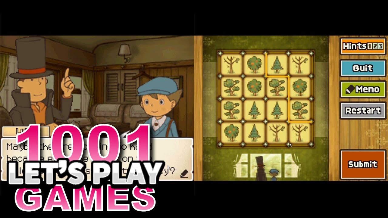 Professor Layton and the Diabolical Box (Nintendo DS) - Let's Play 1001 ...